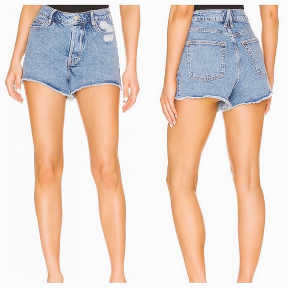 Good American | Shorts | Good American Bombshell Cutoff Denim Shorts ...